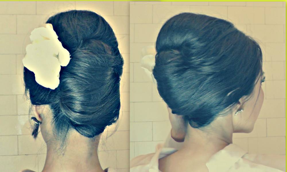 ★HAIR TUTORIAL HAIRSTYLES WITH BIG BOUFFANT - FRENCH TWIST YOUR OWN ...